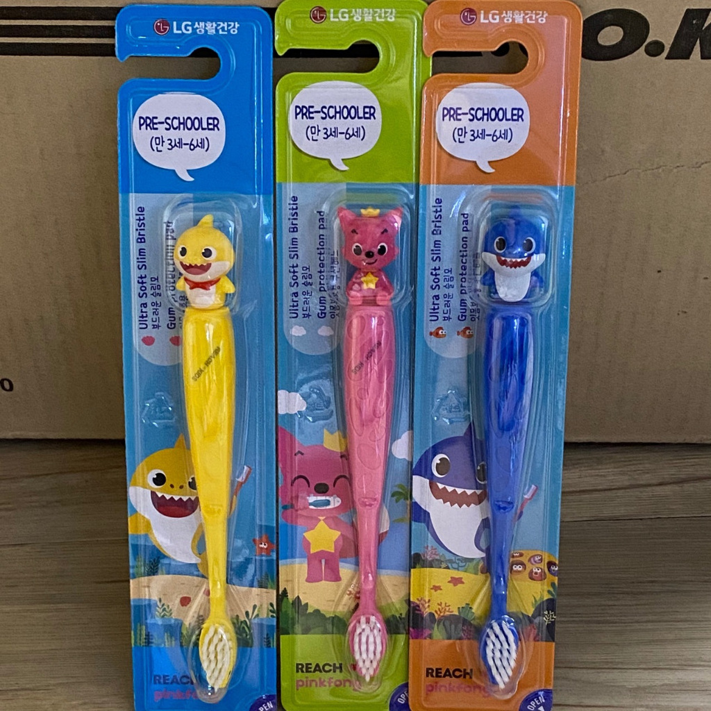 Pinkfong Baby Shark Character Children's Toothbrush | Shopee Malaysia