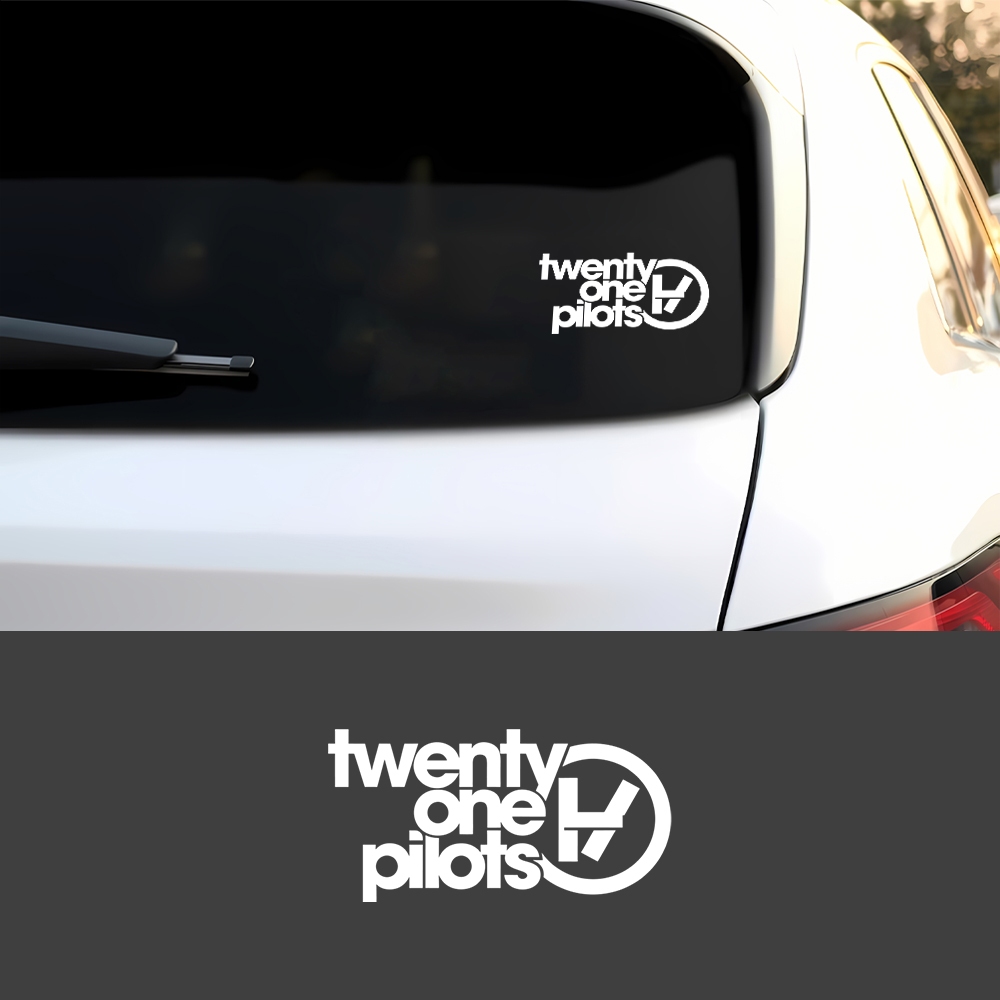Twenty One Pilots Music Band Car Window Sticker Car Decal Sticker ...