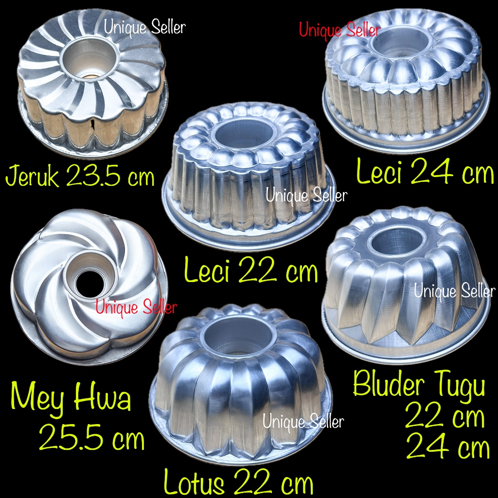 Bluder Pudding Press Sponge Cake Pan 22cm 24cm Thick Aluminum Press ...