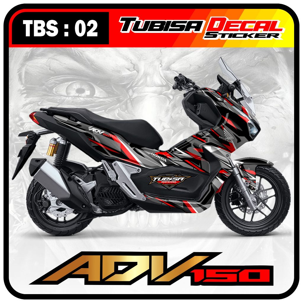 Decal Sticker Striping Full Body ADV 150 Premium Racing. Tbs.02 ...