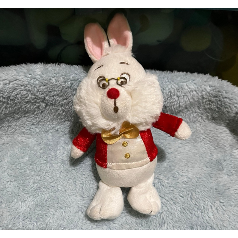 NWT Vintage Sears Disney White Rabbit Plush Alice in Wonderland Small ...