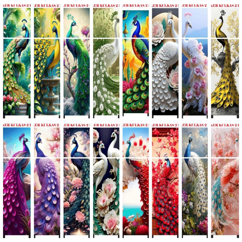 Bird MOTIF 2 DOOR REFRIGERATOR STICKER | Shopee Malaysia