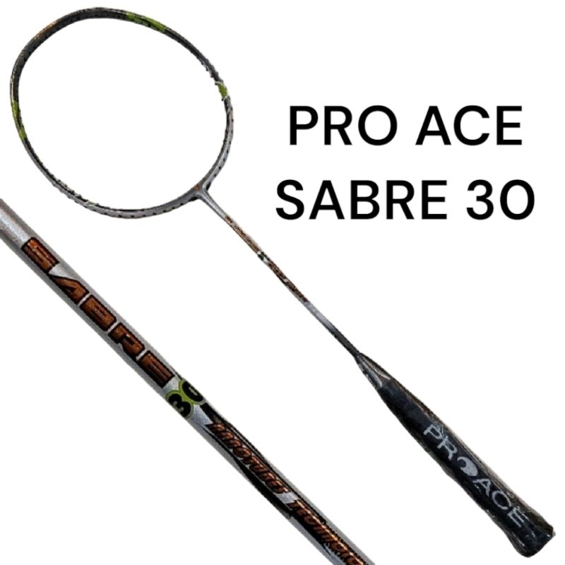 Original Pro Ace Saber 30 / Proace Saber 30 Badminton Racket | Shopee ...