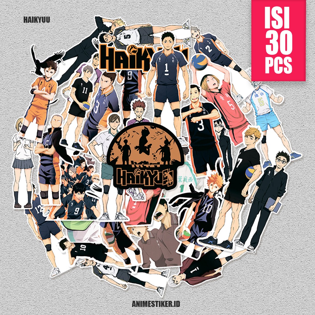 Haikyu anime sticker pack stickers anime stickers aesthetic stickers ...