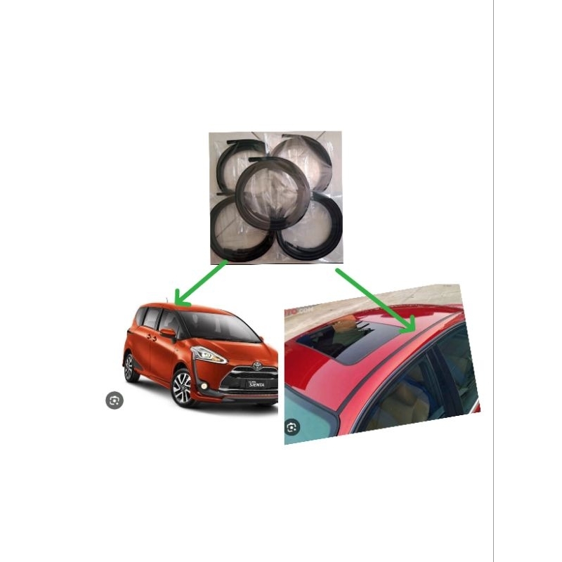 Original Toyota Sienta roof rubber | Shopee Malaysia