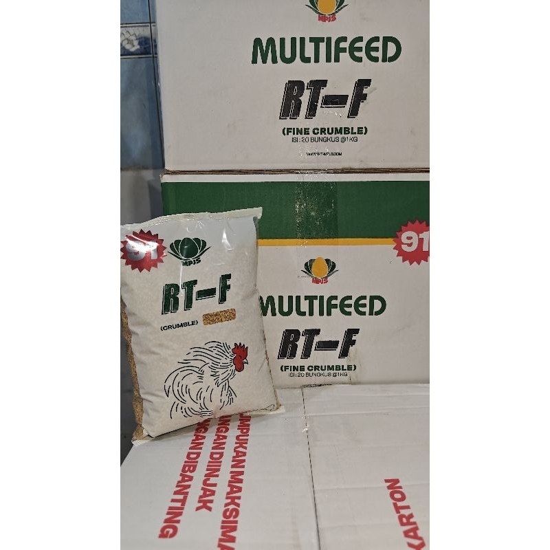 Rtf MULTIFEED 1kg / rtf ornamental chicken feed / broiler chicken feed ...