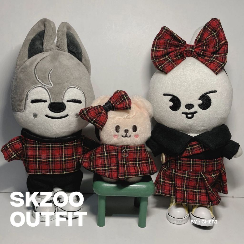 Skzoo OUTFIT DOMINATE 20CM 10CM Stray Kids Wolfchan Leebit Dwaeki ...