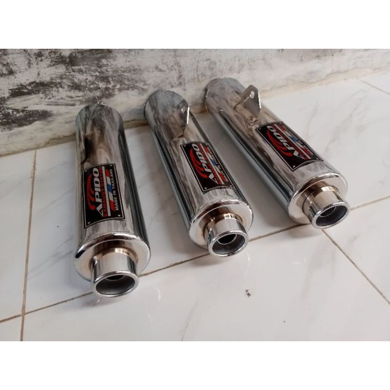 Canister Muffler apido exhaust only Raider 150 carb Wave 125 Xrm 110 ...