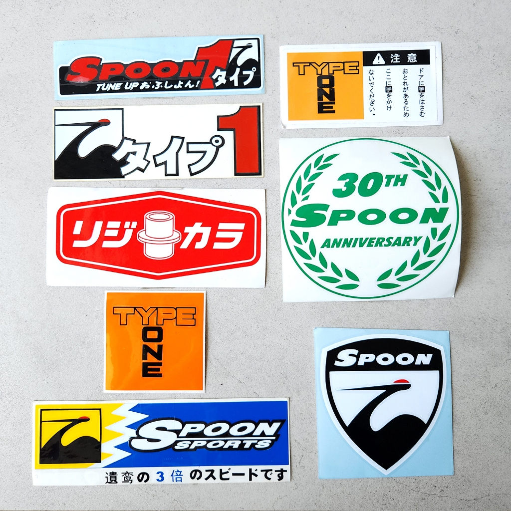 Honda Type One Spoon Sports Car Sticker | Shopee Malaysia