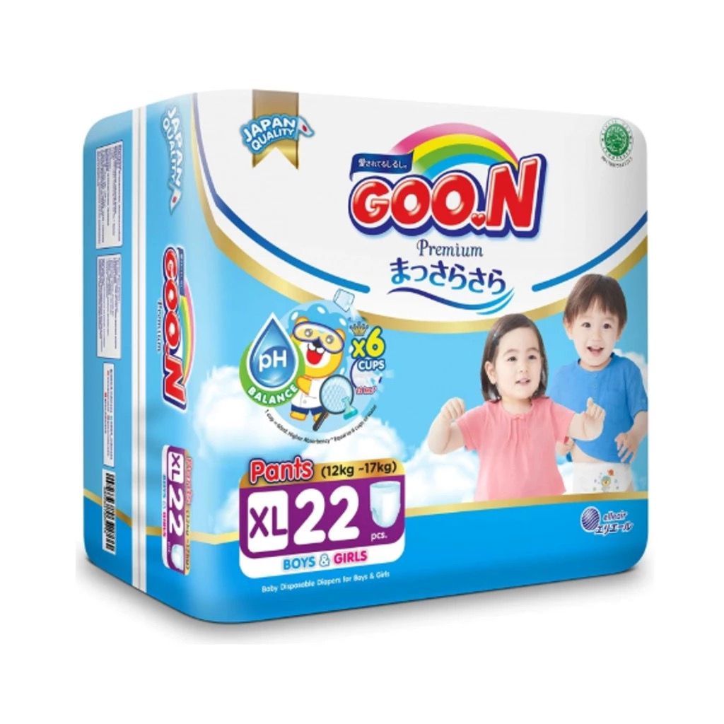 Goon Premium Diaper Pants XL 22pcs | Shopee Malaysia