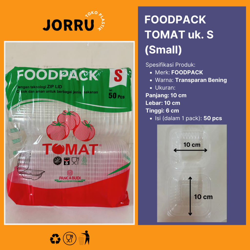 Tomato FOODPACK - SMALL SIZE FOOD MIKA (S) | Shopee Malaysia
