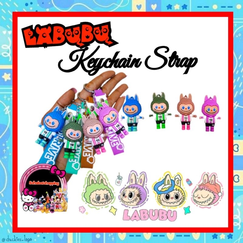 Shopping Friends - Labubu Sport Ganci with Viral Labubu Sport Keychain ...