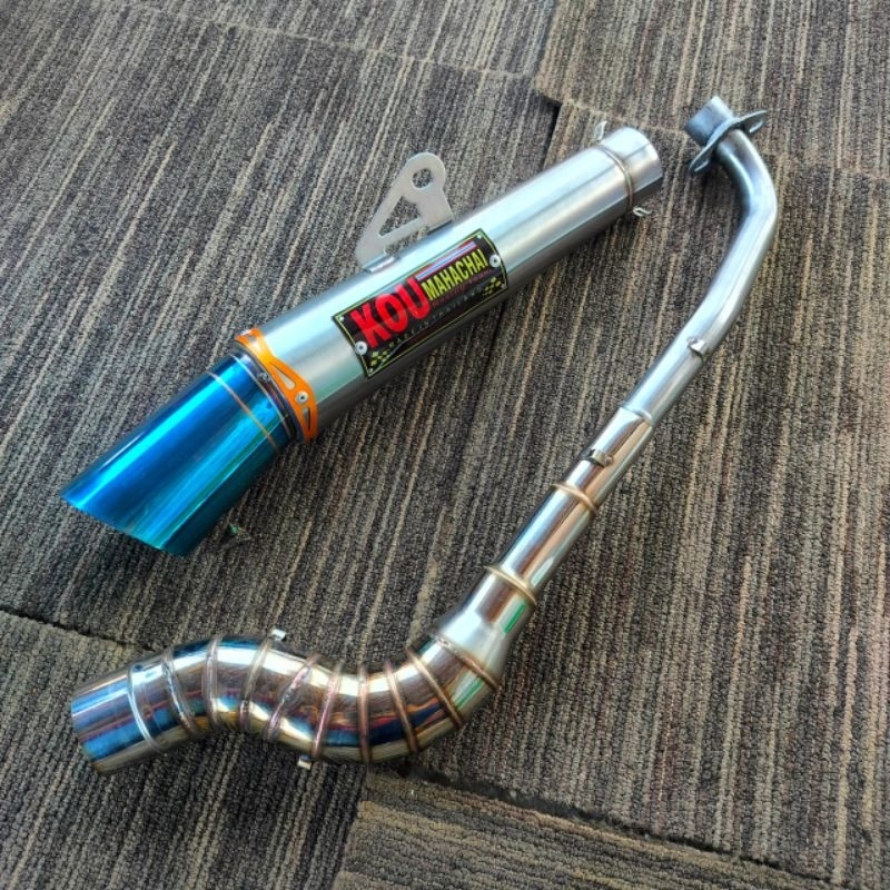Open pipe Canister Kou Mahachai 51mm Exhaust 1Set for Xrm 125 Xrm 110 ...
