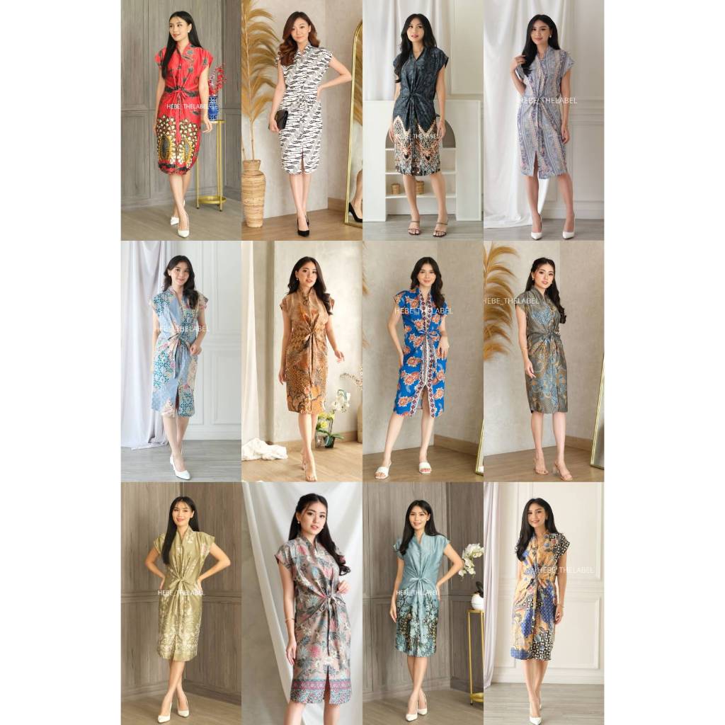 Emily Dress Batik - Women's Clothing | Shopee Malaysia