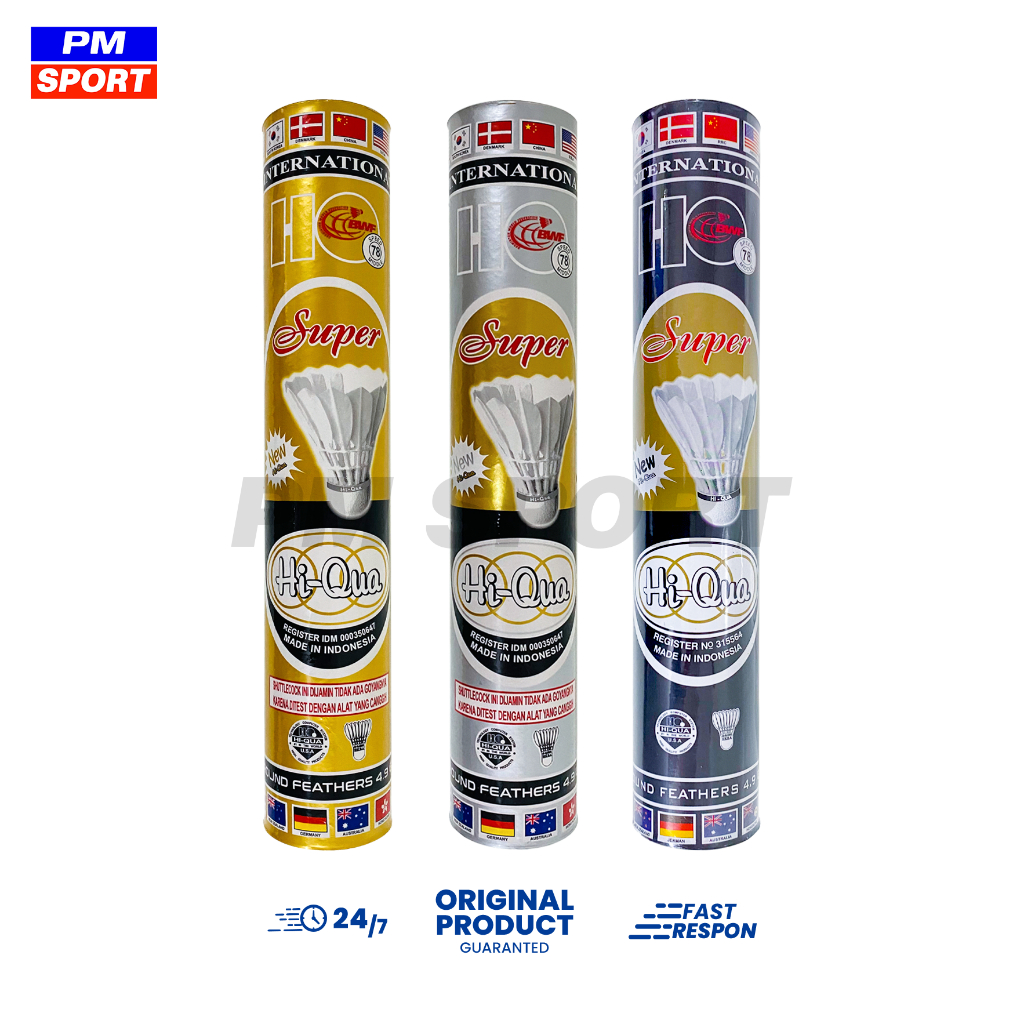 Shuttlecock KOK BADMINTON / BADMINTON HIQUA SUPER INTERNATIONAL FEATHER ...