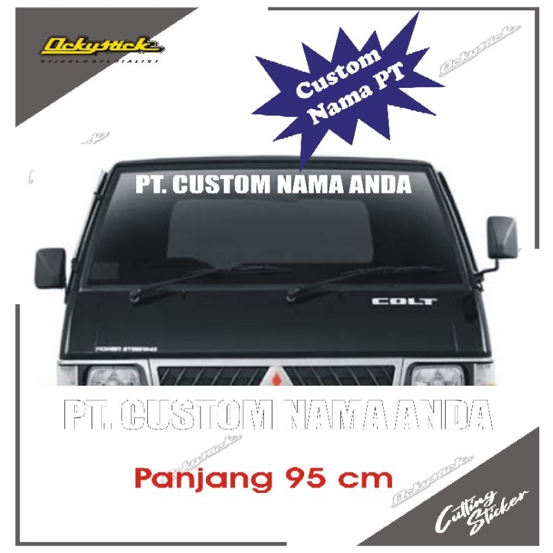Cutting sticker custom Company Name Car sticker | Shopee Malaysia