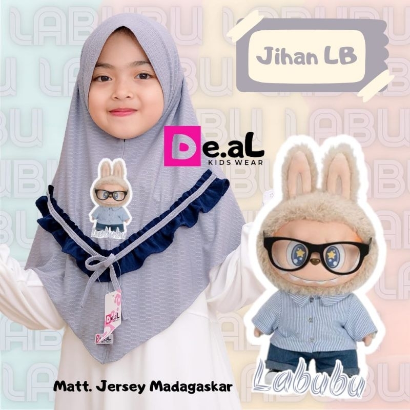 Labubu Hijab for Jihan Elementary School Kindergarten Children | Shopee ...
