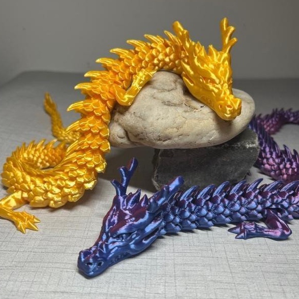 The Coolest Update 3D Articulated Dragon Toy Action Figure Flexible ...