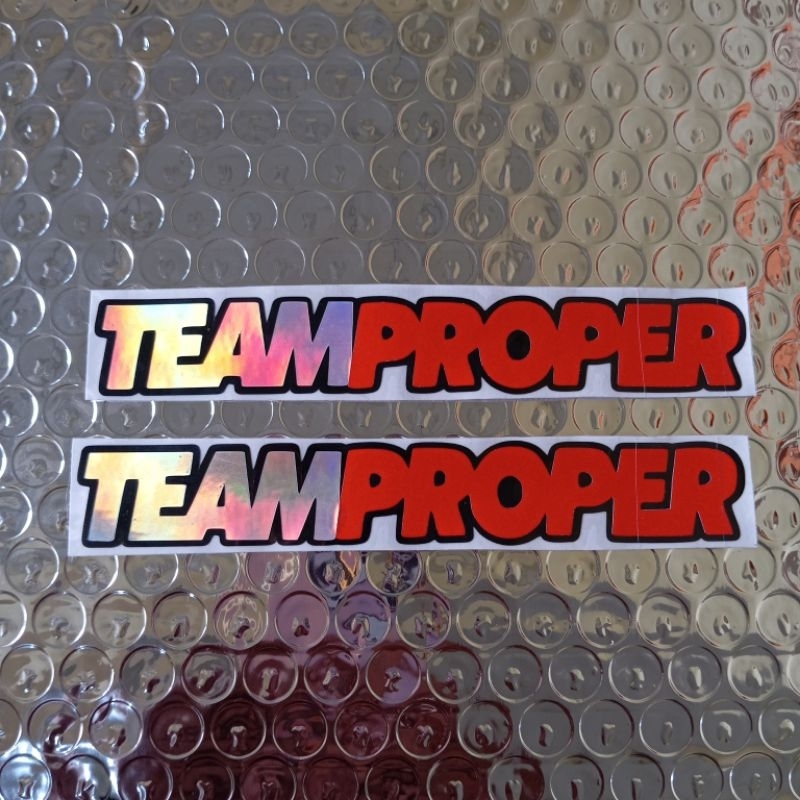Proper CUTTING TEAM STICKER Unit | Shopee Malaysia