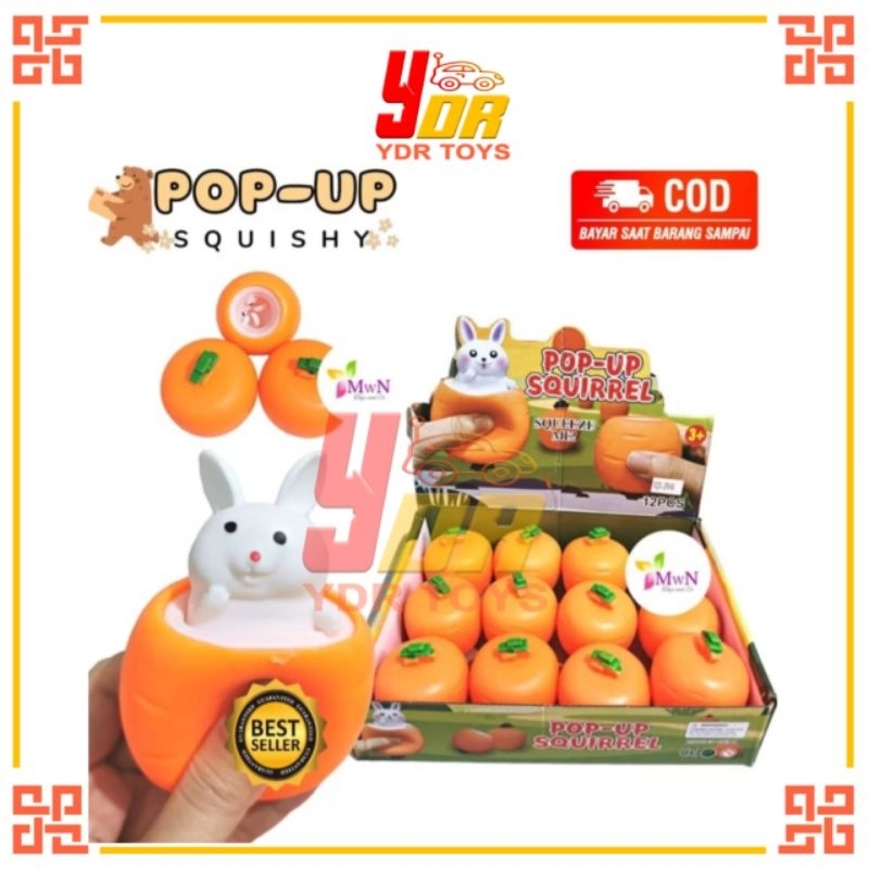CHILDREN'S TOYS SQUISHY POP UP RABBIT SQUEEZE / CHILDREN'S TOYS SQUISHY ...