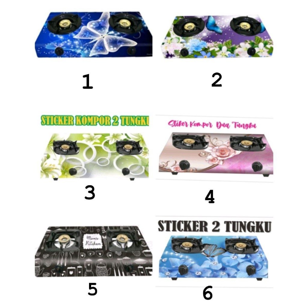 2-burner Stove Sticker Round And Square (50x100cm) | Shopee Malaysia