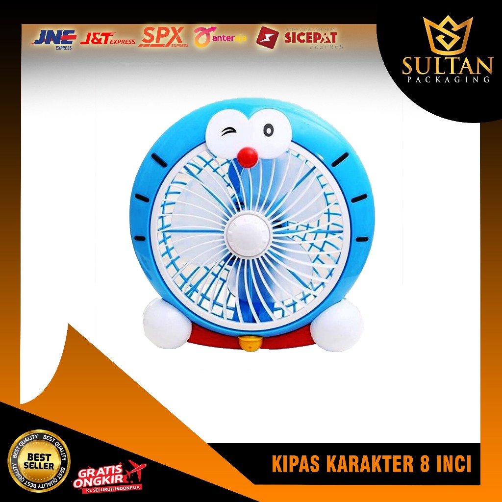 Guaranteed Original Doraemon Character Fan / Fan on Shopee | Shopee ...