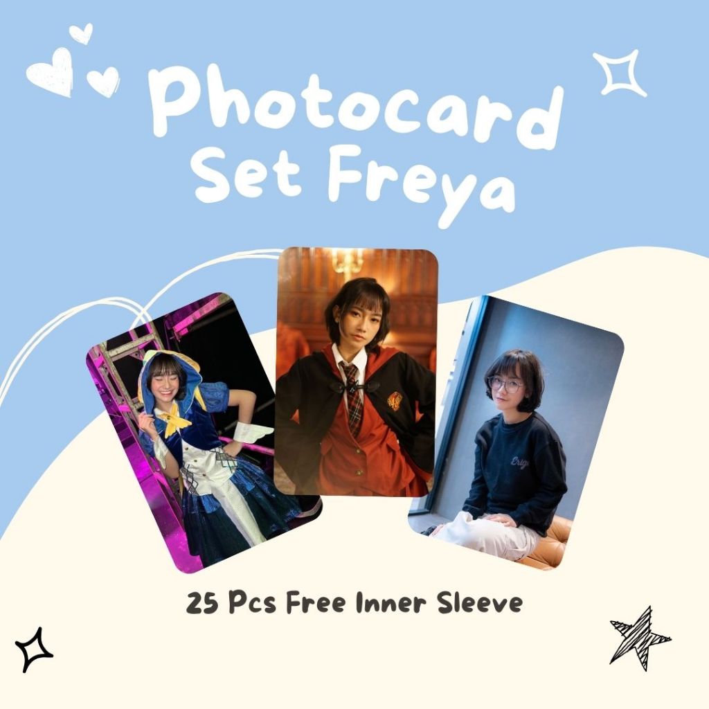 Jkt48 PC PHOTOCARD SET FREYA RETURN LAMINATED GLOSSY SELLING COMPLETE ALL MEMBER FANMADE FREYA ...