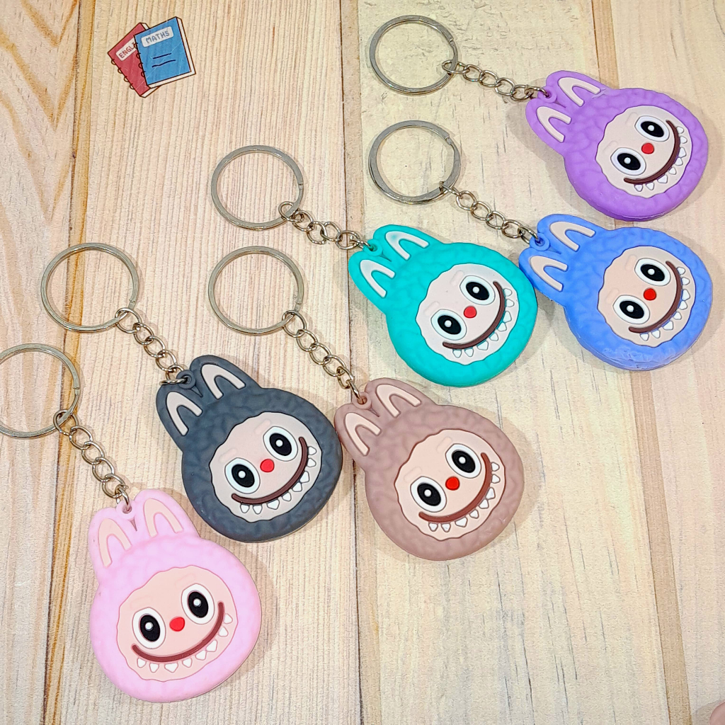 GANTUNGAN Super Cute Labubu Mirror Keychain / Labubu Mirror Keychain ...