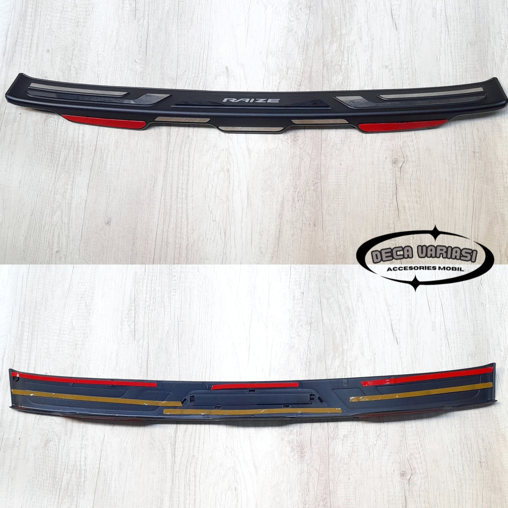 HITAM Rear Sillplate Raize Sill Plate Rear Footrest Toyota Raize ...