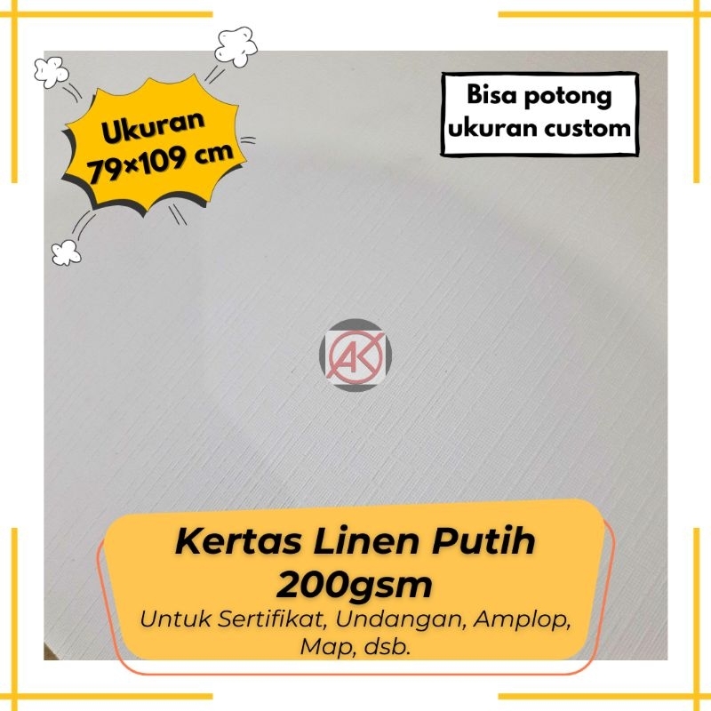 Linen Paper 210gsm | Certificate Paper | Charter paper measuring 79x109 ...