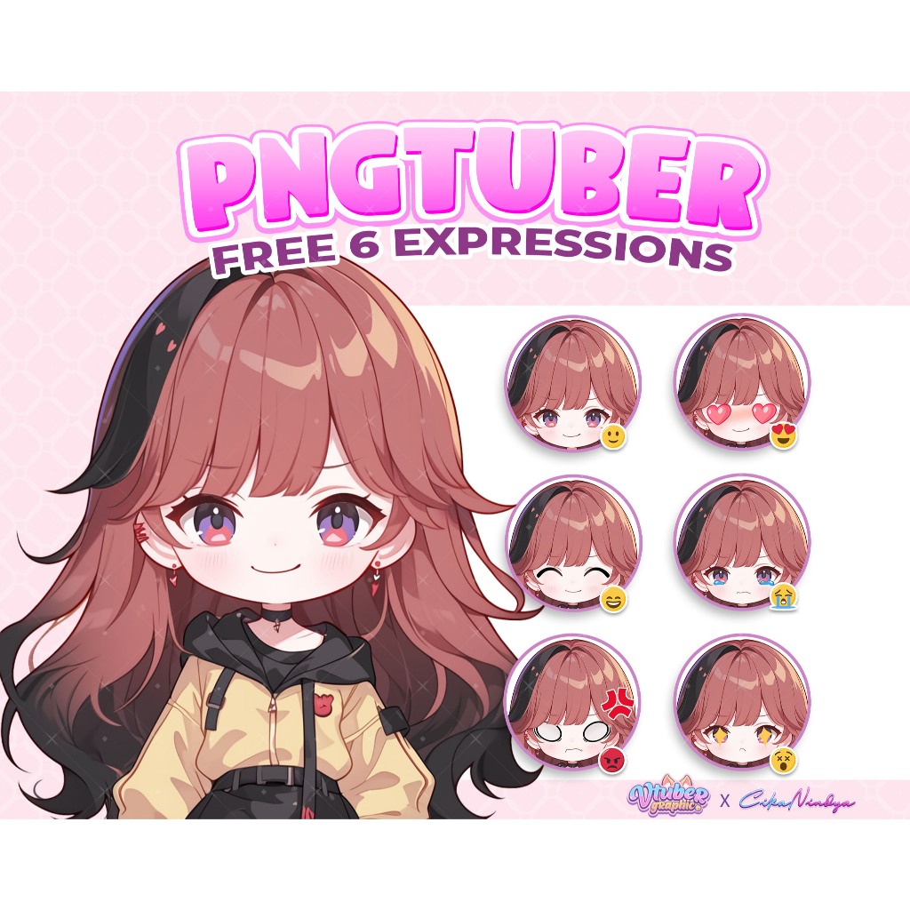Add a Creative Touch to Your Streams with PNG Tuber, Adorable Cartoon ...