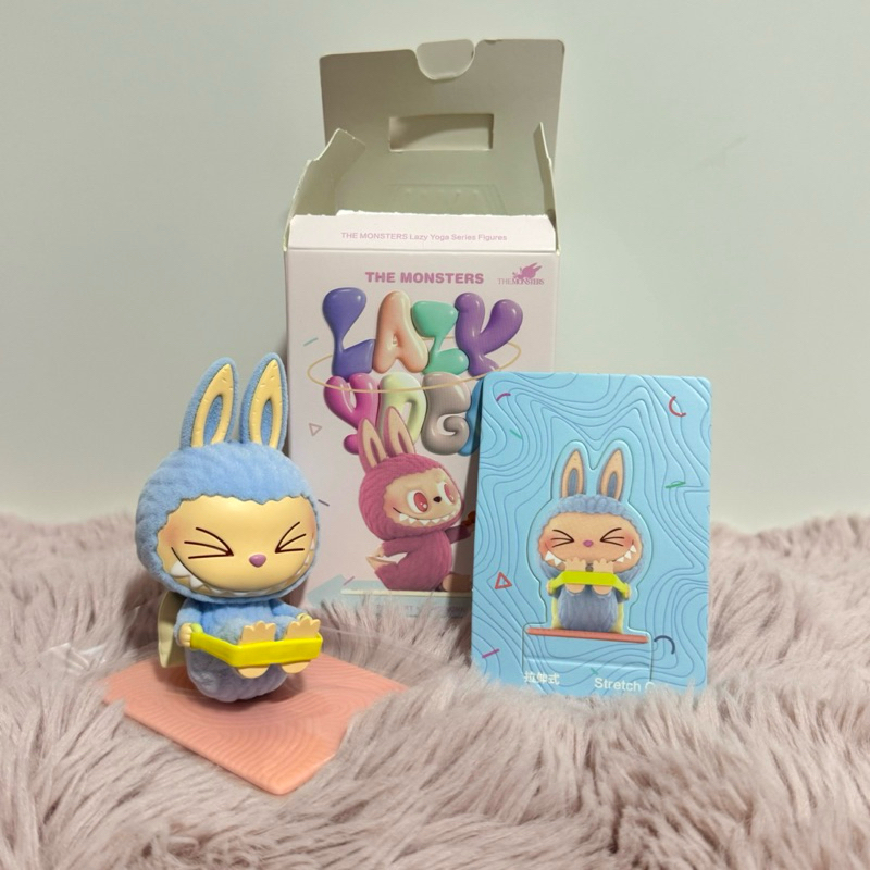 Original Popmart Lababu lazy yoga series opened "stretch out" | Shopee ...