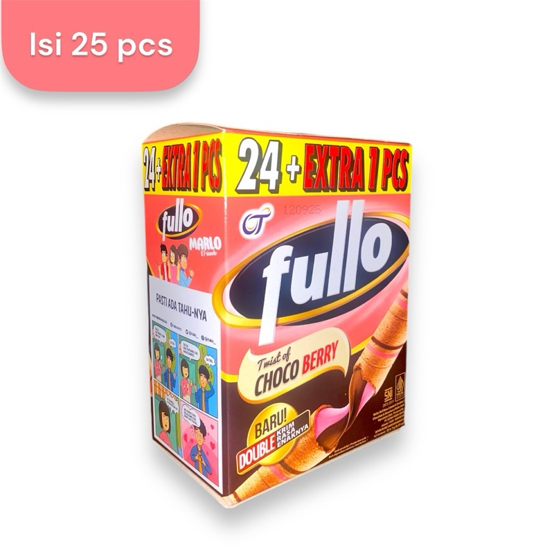 Fullo CHOCO BERRY WAFER ROLL BOX CONTENTS 25PCS X 7GR | Shopee Malaysia
