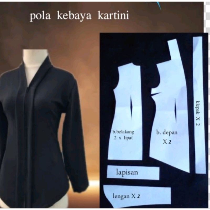 Modern Kartini kebaya pattern, luxurious design | Shopee Malaysia