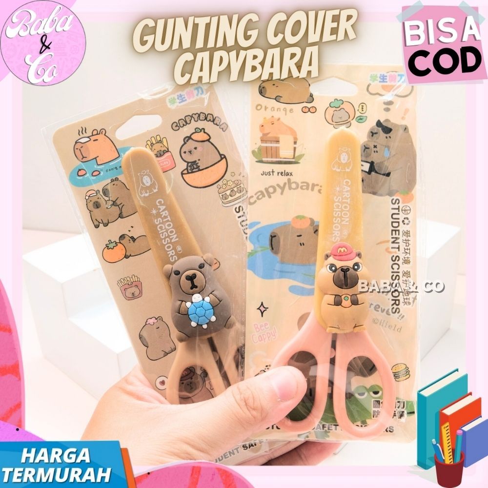 Capybara SCISSORS CAPYBARA COVER PAPER SCISSORS SIZE 5 inch CAPYBARA ...