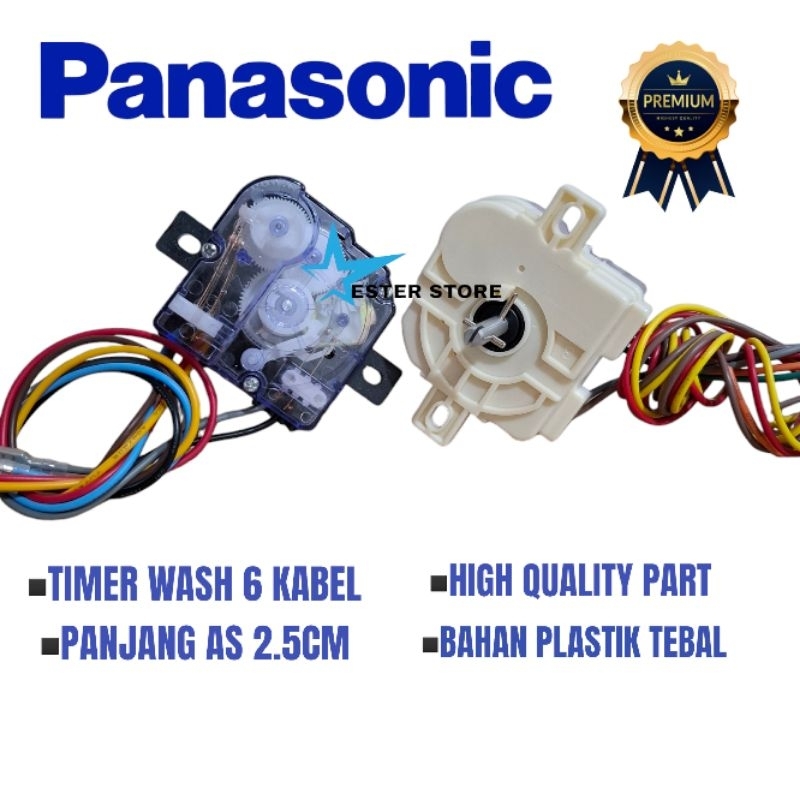 MESIN Panasonic Timers wash 6 wires Panasonic 2-tub washing machine ...