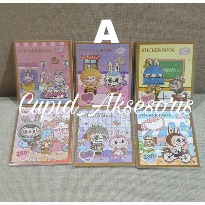 STICKER BOOK/ STICKER ALBUM / LABUBU STICKER THE MONSTER CUTE / JENNY ...