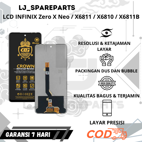 Infinix Zero X Neo / X6811 / X6810 / X6811B FULLSET COMPLETE LCD ...