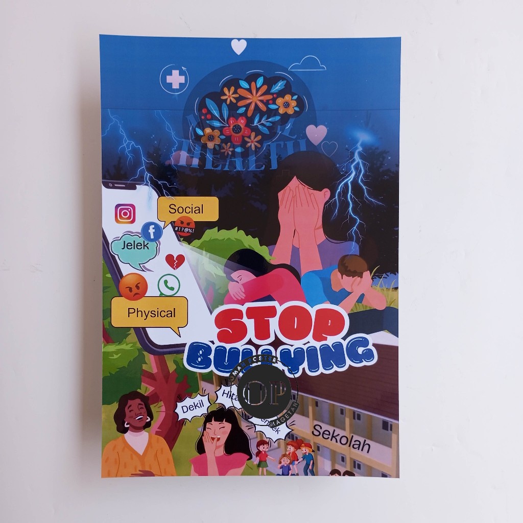Stop Bullying Poster - Stop Bullying - School Poster | Shopee Malaysia
