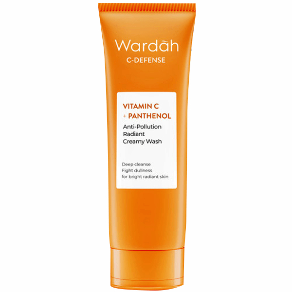 WARDAH C Defense Vitamin C + Panthenol Creamy Wash 50 ML | Shopee Malaysia