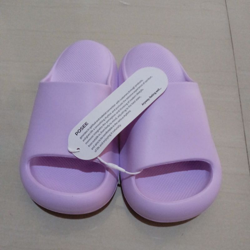 UNGU Posee 2024 new cat claw eva soft sandals, purple size 39-40 | Shopee Malaysia