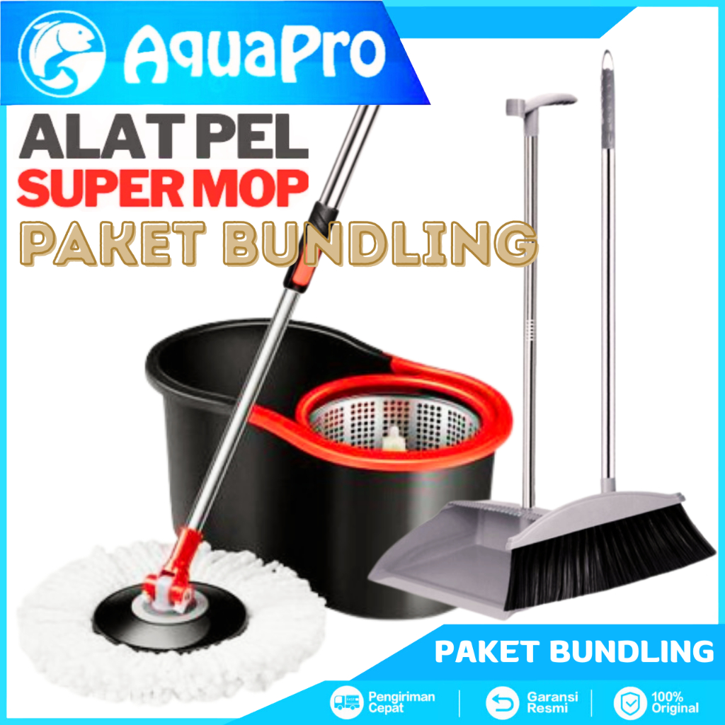 1 Set Of Mother's Package Ultra Mop Floor Mop Spin Mop Stainless Swivel ...
