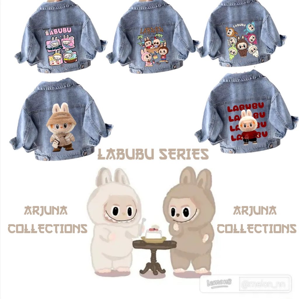 Labubu Series Jean Jacket for Girls Aged 2-7 Years | Shopee Malaysia
