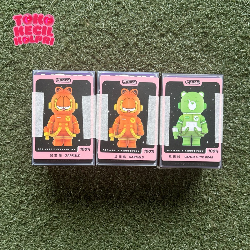 Pop Mart Molly Mega Space 100% Series 3 Garfield Ted 2 goodluck bear ...