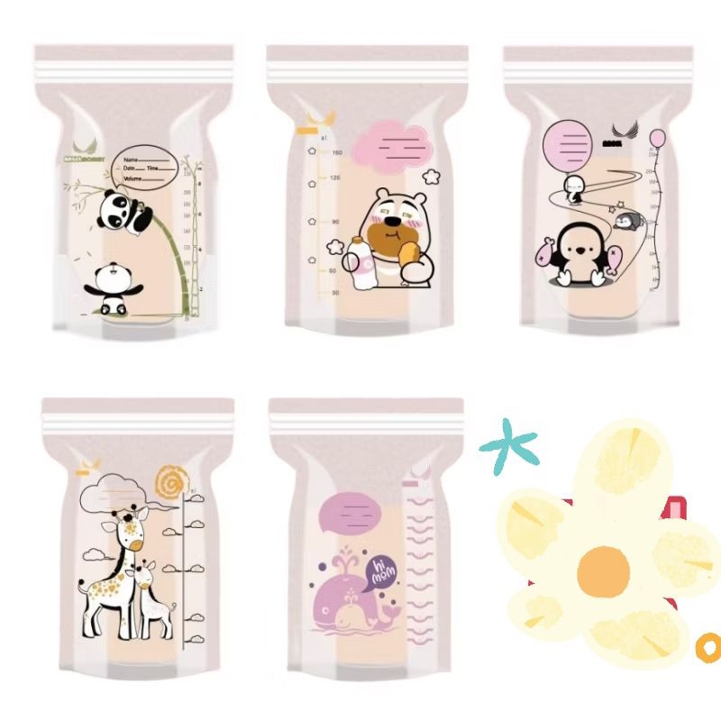 Elstuff222 ASI BAG 150ML / BREAST MILK PLASTIC / DOUBLE LOCK PLASTIC ...