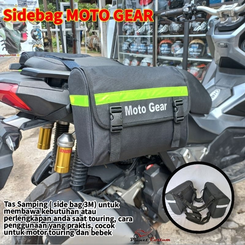 Left and right side bag motogear motorbike luggage made of waterproof ...