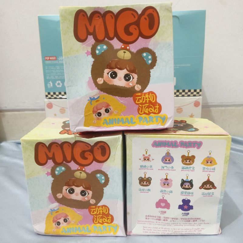Migo ANIMAL PARTY PLUSH HANGER BLIND BOX ORIGINAL | Shopee Malaysia