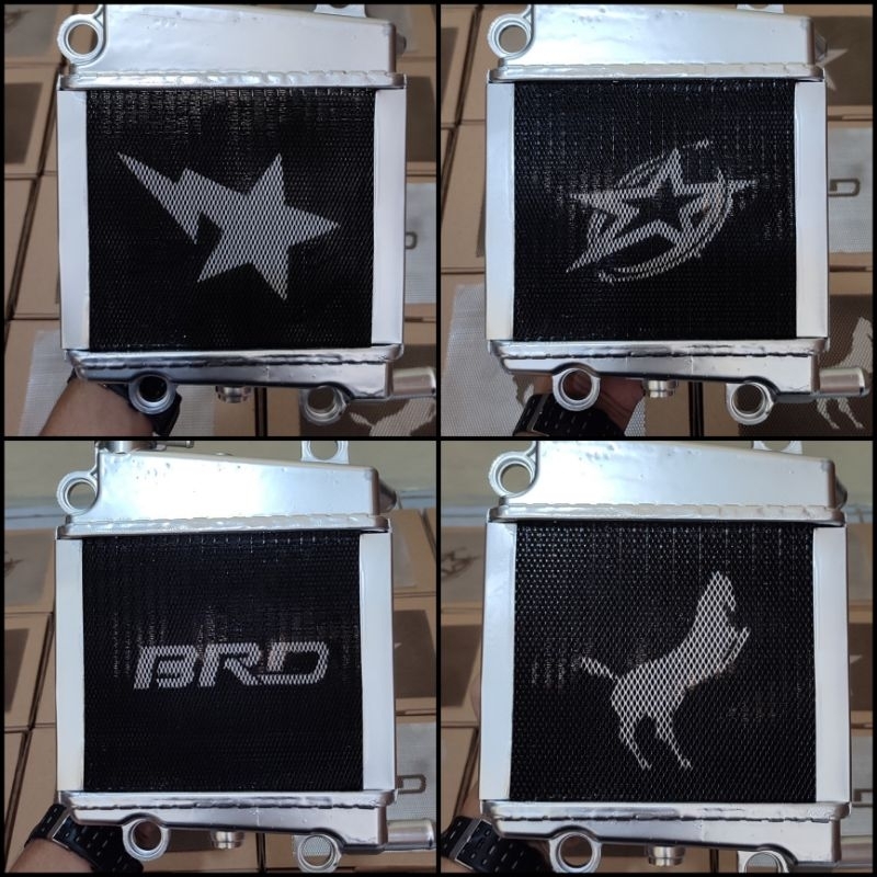 Racing Style Aerox Vario Nmax Radiator Net Cover (Net + Clamp Plate ...
