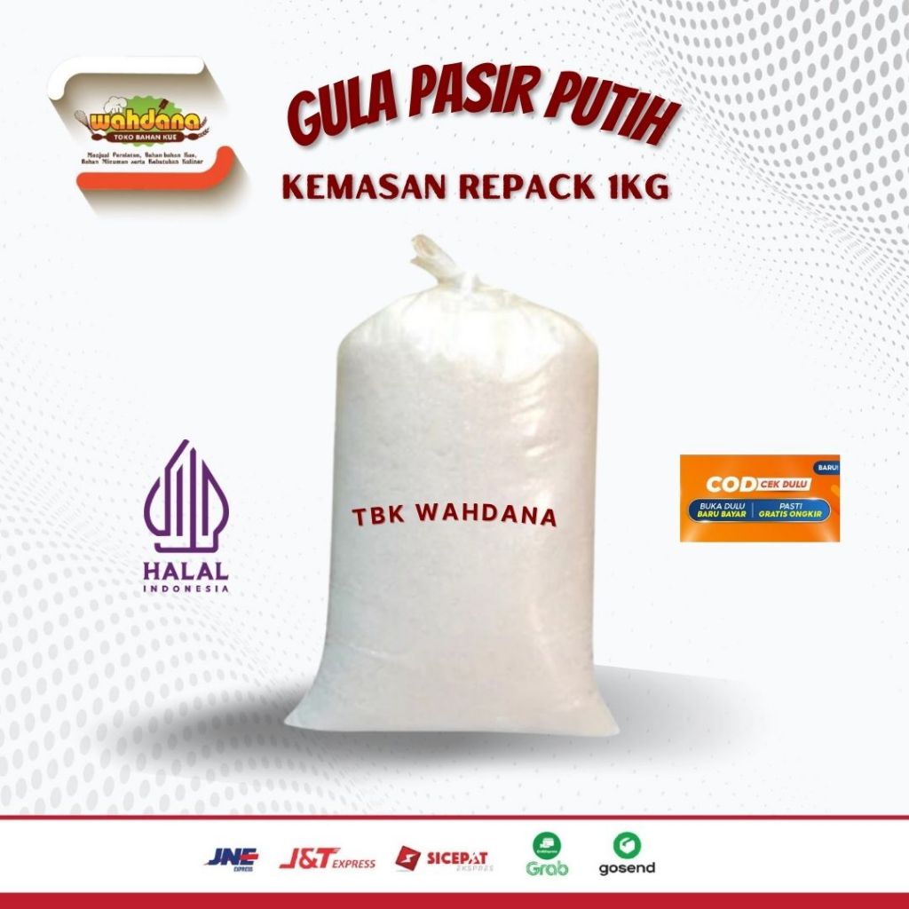 PUTIH Repack White Granulated Sugar 1Kg | Shopee Malaysia