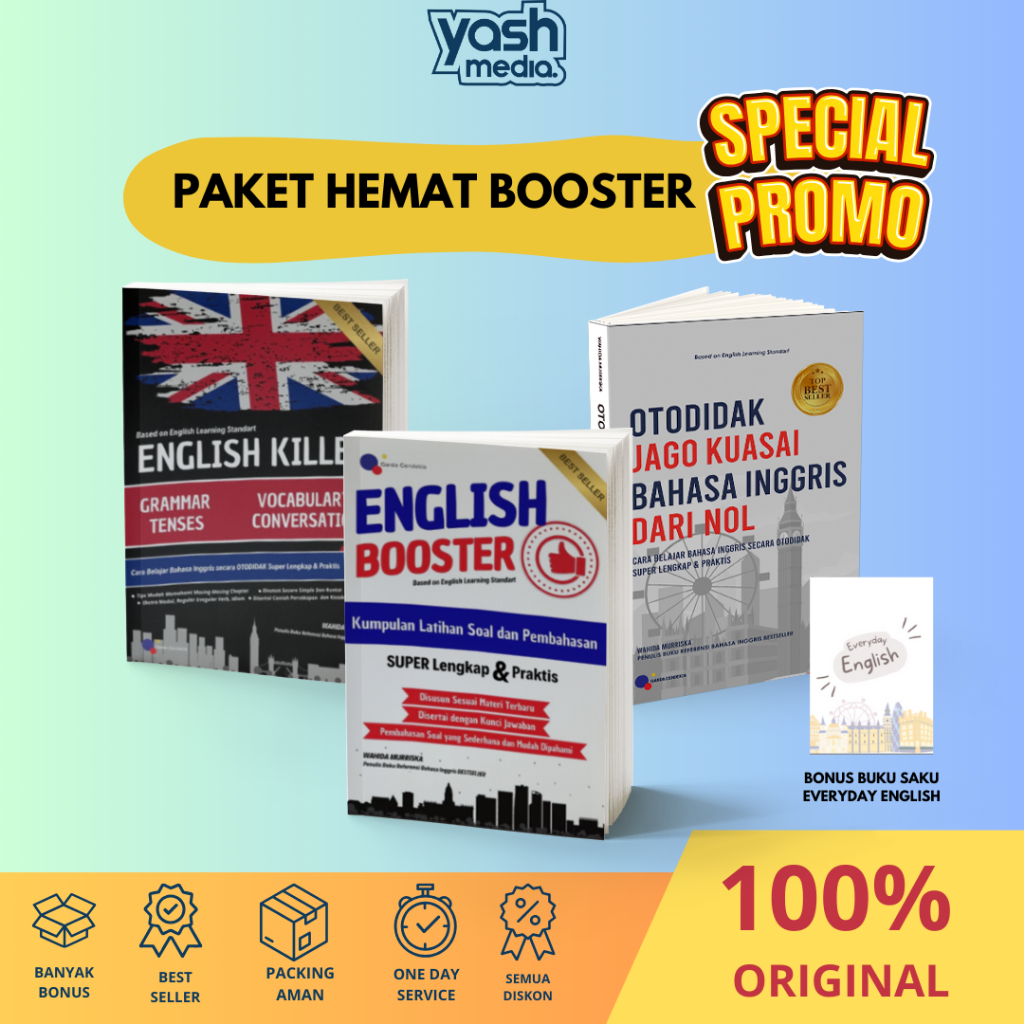 Booster Saving Package [ENGLISH BOOSTER+30 Days Advanced ENGLISH+ ...